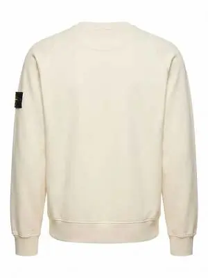 Stone Island Organic Cotton Fleece Sweatshirt - Multicolor