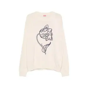 Kenzo Neutrals Sweaters & Knitwear Jumpers - Cream