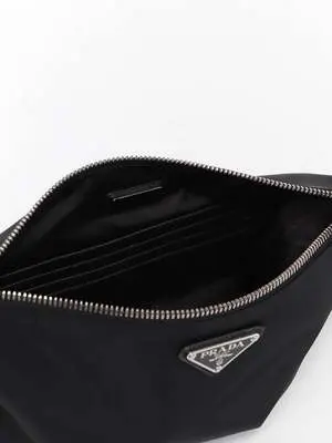 Prada Re-nylon And Saffiano Pouch