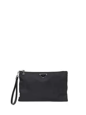 Prada Re-nylon And Saffiano Pouch - Multicolor