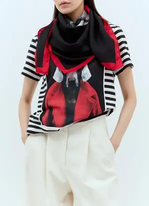 Max Mara Printed Silk Scarf