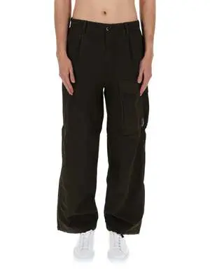 C.P. COMPANY Pantalone Cargo Con Patch Logo