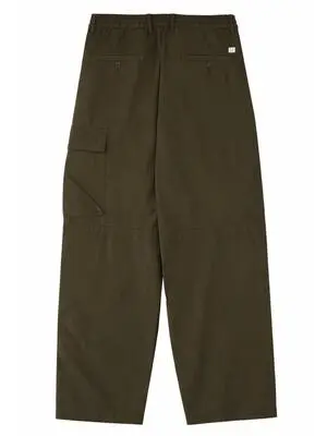 C.P. COMPANY Logo Patch Cargo Trousers - Green