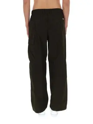C.P. COMPANY Logo Patch Cargo Trousers - Green