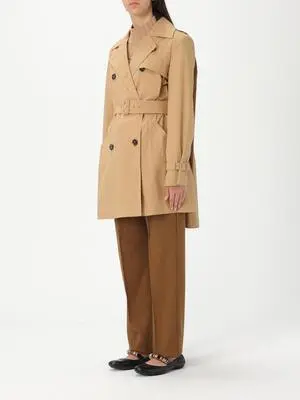 Max Mara Double-breasted Cotton Trench Coat