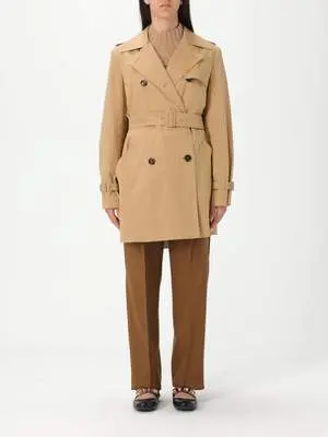 Max Mara Double-breasted Cotton Trench Coat - Brown