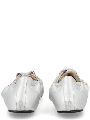 Repetto Silk Tennis Sneaker - Silver