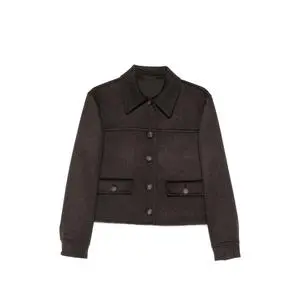 Brunello Cucinelli Jackets Cropped Jackets - Brown