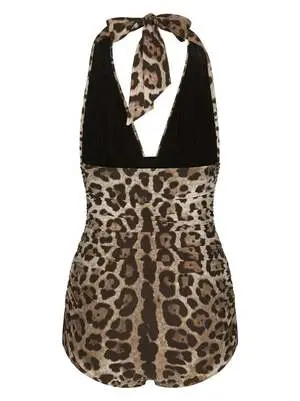 Dolce & Gabbana Leopard-print Swimsuit