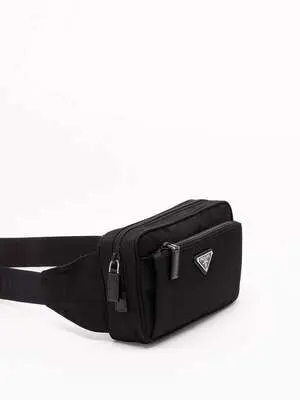 Prada Re-nylon And Saffiano Leather Belt Bag