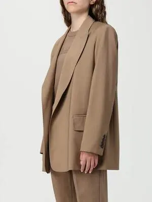 Max Mara Virgin Wool Blazer - Brown