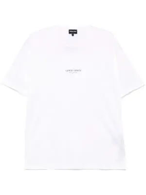 Giorgio Armani Cotton Interlock T-shirt - White