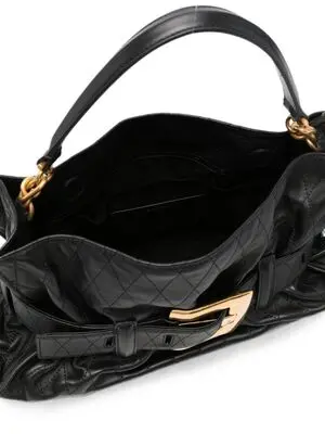 Balmain Anthem Medium Leather Tote
