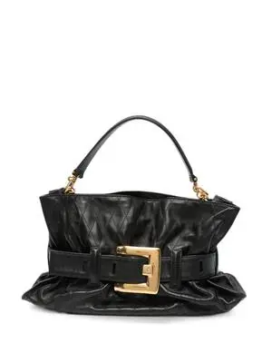 Balmain Anthem Medium Leather Tote - Multicolor