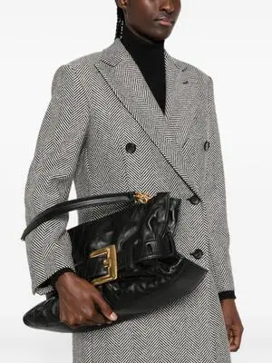 Balmain Anthem Medium Leather Tote - Multicolor