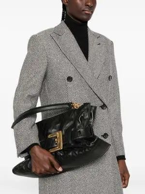 Balmain Anthem Medium Leather Tote - Multicolor