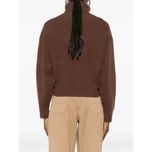 Brunello Cucinelli Cashmere And Silk Blend Ribbed Roll Neck Jumper
