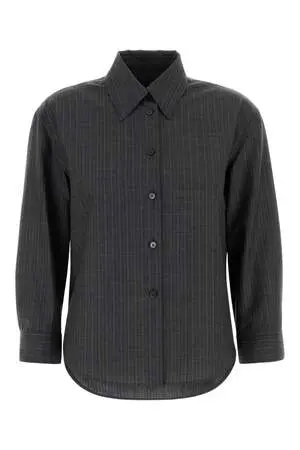 JIL SANDER Striped Virgin Wool Shirt