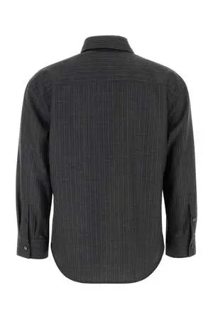JIL SANDER Striped Virgin Wool Shirt