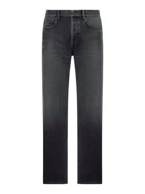 Saint Laurent Mick Long Denim Jeans - Multicolor