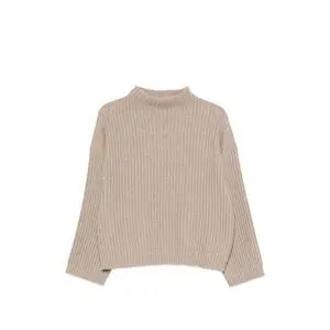 Brunello Cucinelli Neutrals Knitwear Jumpers - Cream