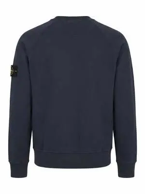 Stone Island Organic Cotton Fleece Sweatshirt
