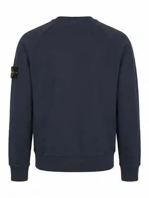 Stone Island Organic Cotton Fleece Sweatshirt - Multicolor