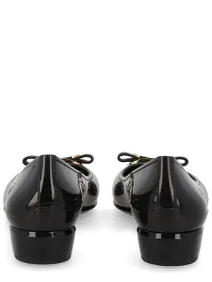 FERRAGAMO Nara Jelly Ballerina - Black