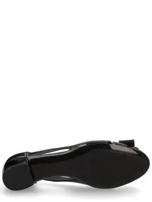 FERRAGAMO Nara Jelly Ballerina - Black