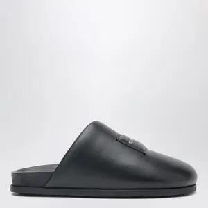 Givenchy Nappa Leather Flat Mules - Black