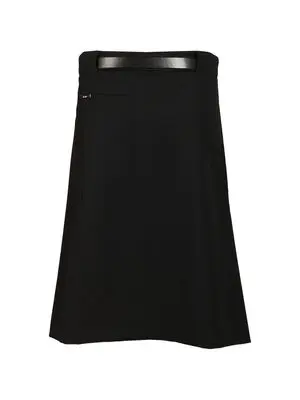 Attico Wool Midi Skirt