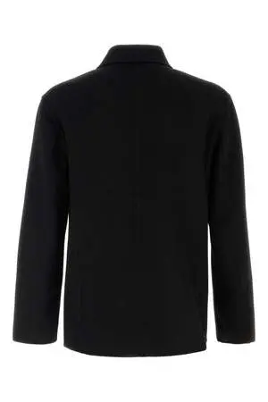 JIL SANDER Wool Blend Shirt - Black