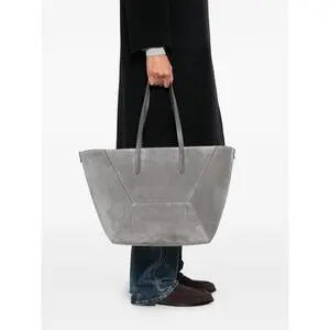 Brunello Cucinelli Grey Tote Bags - Gray