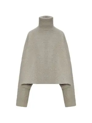 Rick Owens Alpaca Turtle-neck Sweater - Multicolor