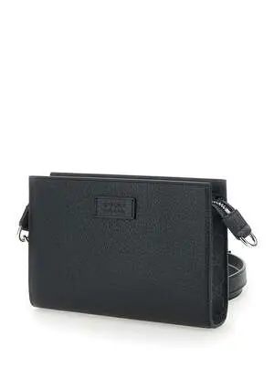 Gucci Super Mini Crossbody Bag With Embossed Logo Patch In Leather - Multicolor