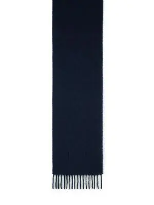Marni Dark Brushed Alpaca Blend Scarf