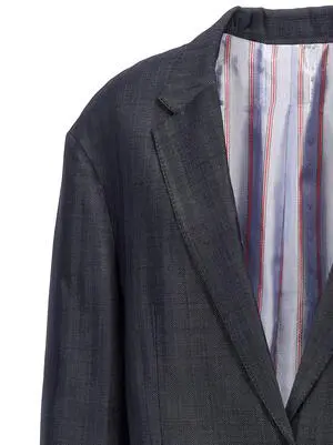 Etro Pegaso' Single-breasted Blazer - Blue