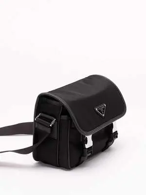 Prada Re-nylon And Saffiano Leather Shoulder Bag
