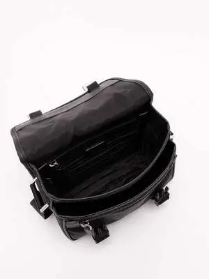 Prada Re-nylon And Saffiano Leather Shoulder Bag