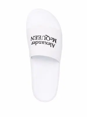 Alexander McQueen Logo Rubber Slides - Multicolor