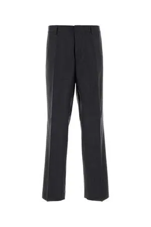 AMI Paris Dark Grey Wool Pant - Gray