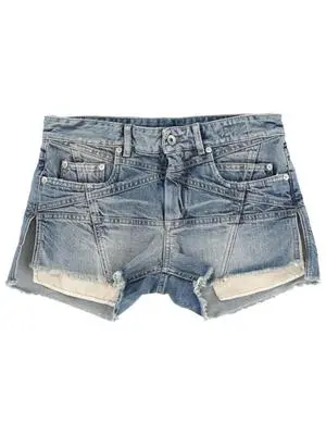 Rick Owens Denim Shorts - Blue