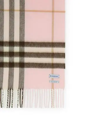 Burberry Cashmere Scarf - Pink