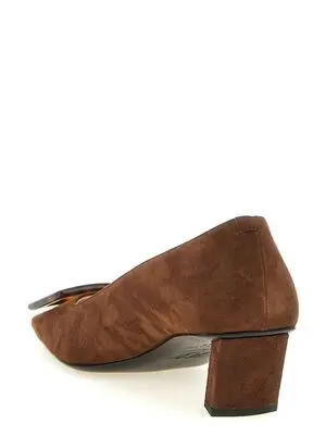 ROGER VIVIER Belle Vivier Leather Pumps