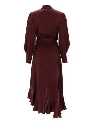 Zimmermann Abito Midi In Seta