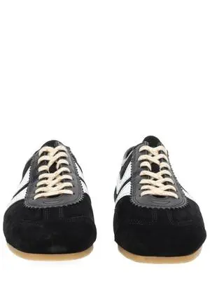 Dries Van Noten Suede Sneakers - Black