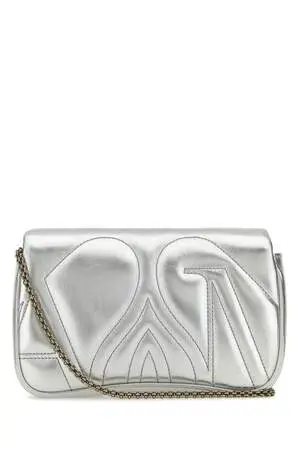 Alexander McQueen Leather Mini Seal Clutch