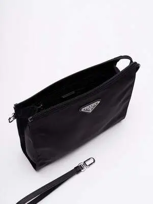 Prada Re-nylon And Saffiano Pouch