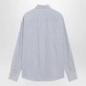 Valentino Garavani Ivory Shirt With Light And Stripes - Blue