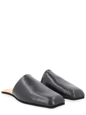 Our Legacy Leather Slipper - Black